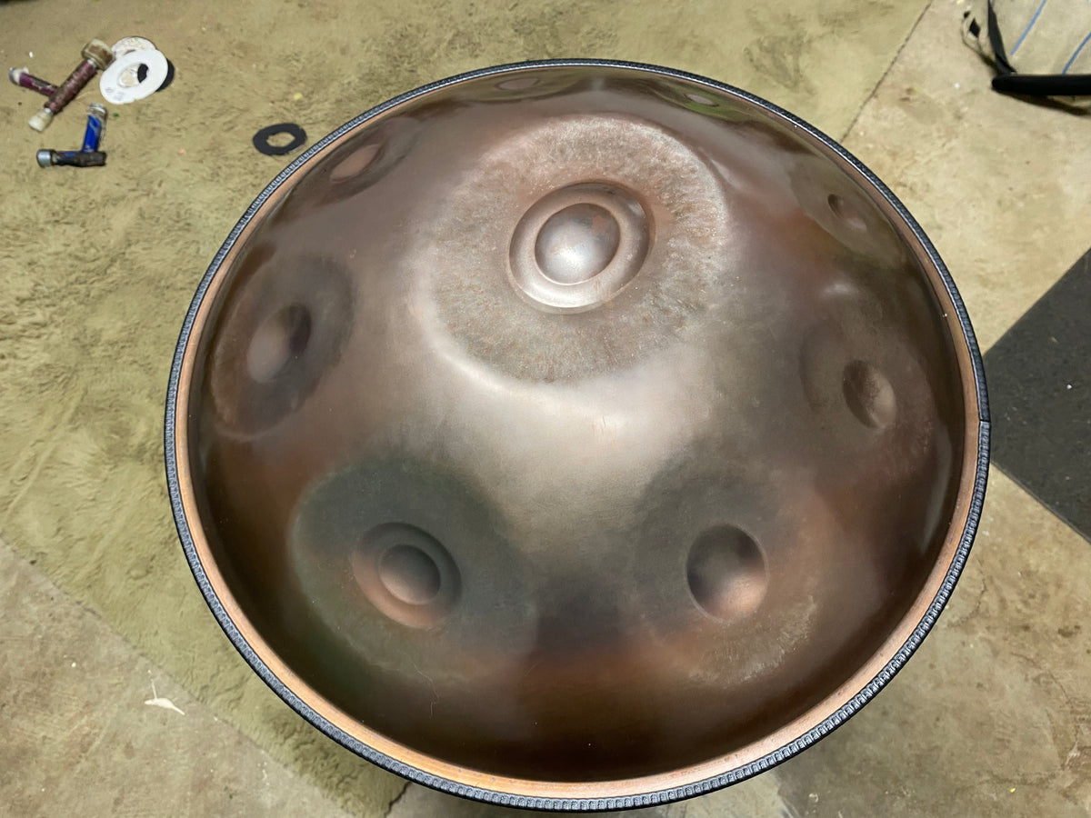 C# celtic 13 note MattOpan Handpan Ember steel – mattopanhandpan